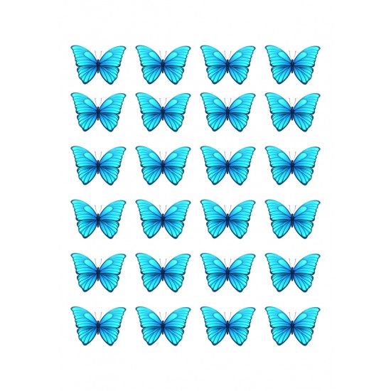 Valgomas paveiksliukas ,,Žydri drugeliai"