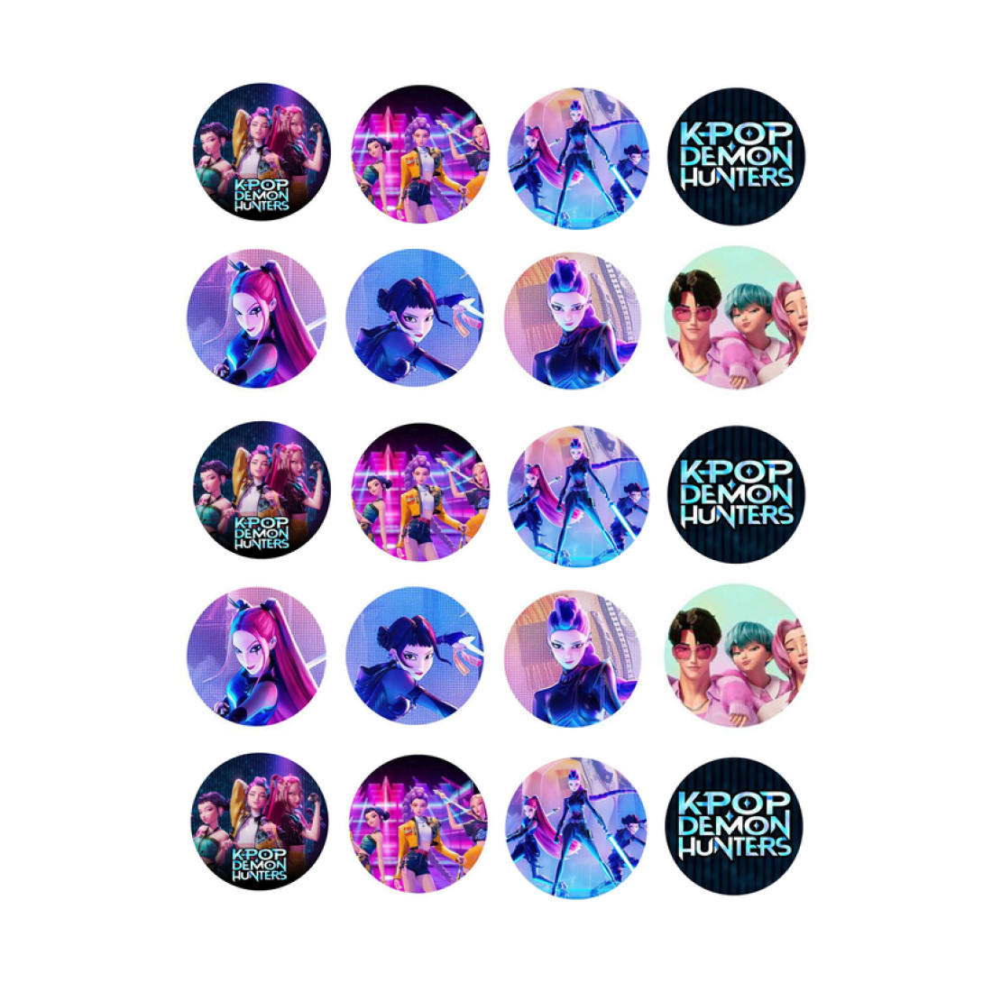 Valgomas paveiksliukas ''K-POP Demon Hunters 4cm''